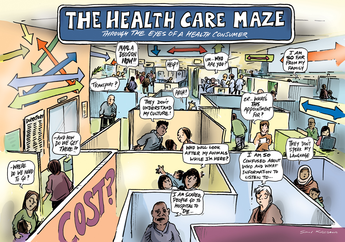 Not feeling well… | Simon Kneebone - cartoonist and illustrator