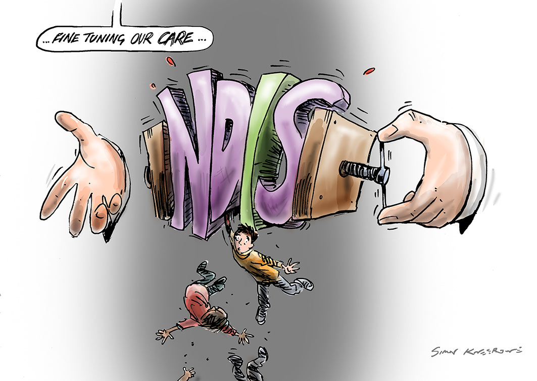 We Care, for less …. | Simon Kneebone - cartoonist and illustrator