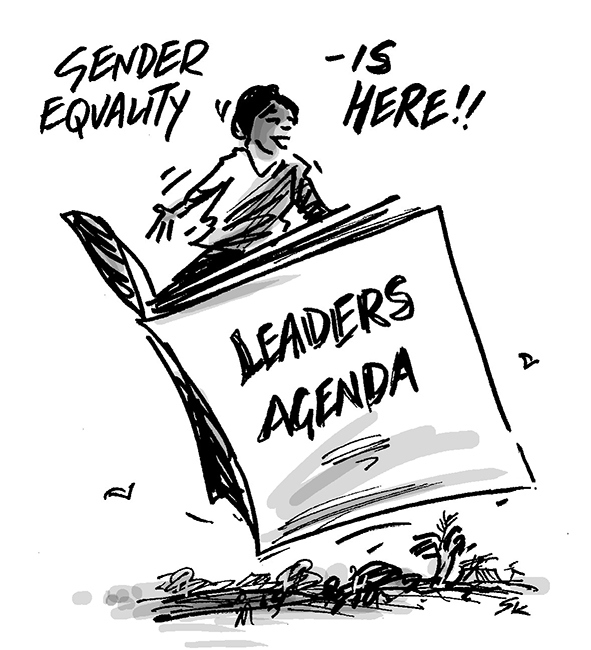 gender equality | Simon Kneebone - cartoonist and illustrator