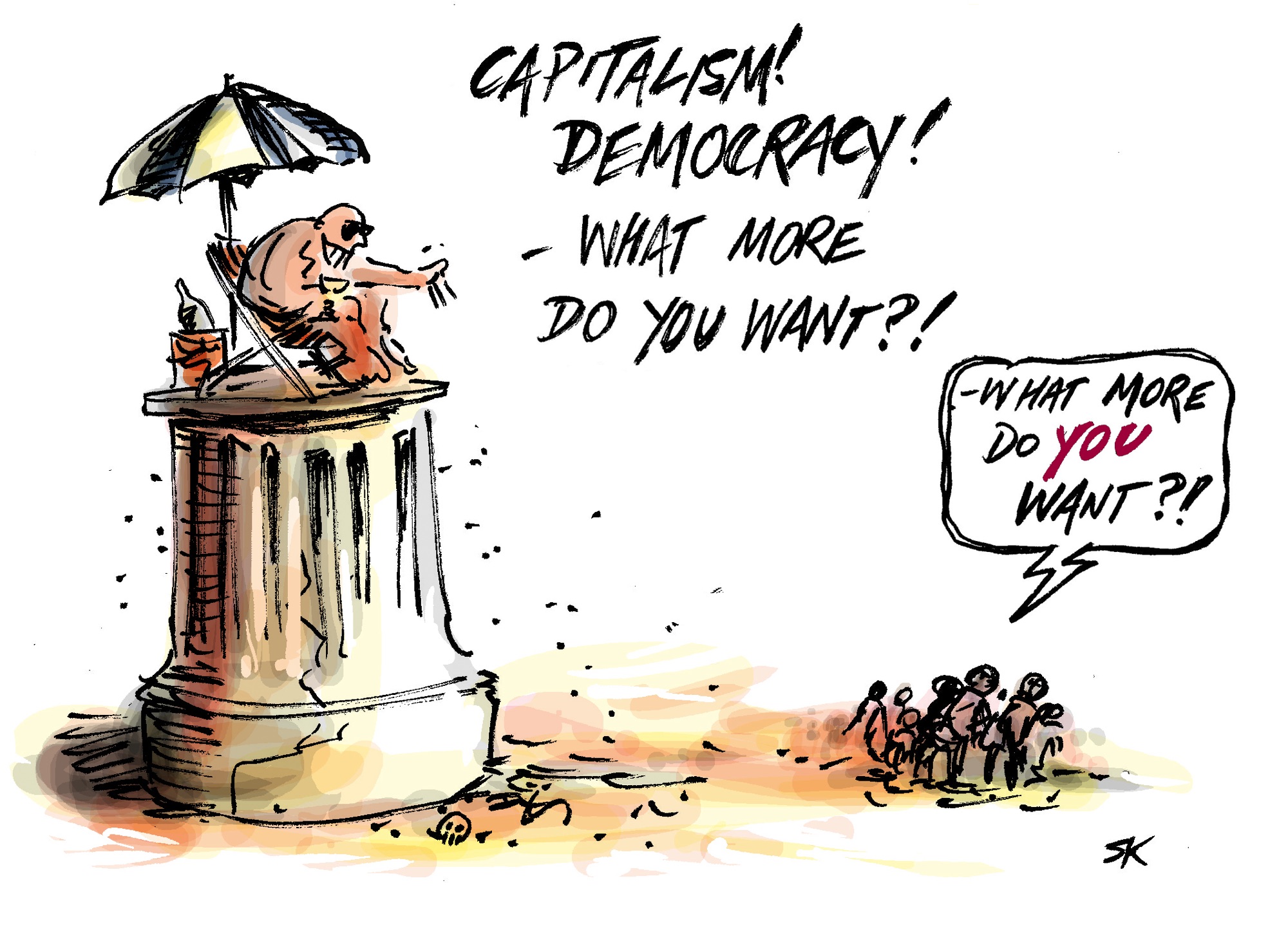 ‘Whatever…’ | Simon Kneebone - cartoonist and illustrator